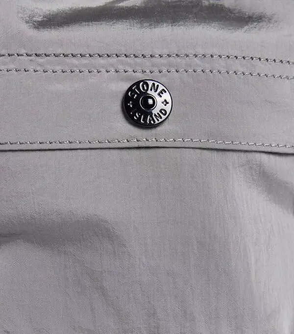 Stone Island Coated Nylon Logo Cross-body Bag - Grey