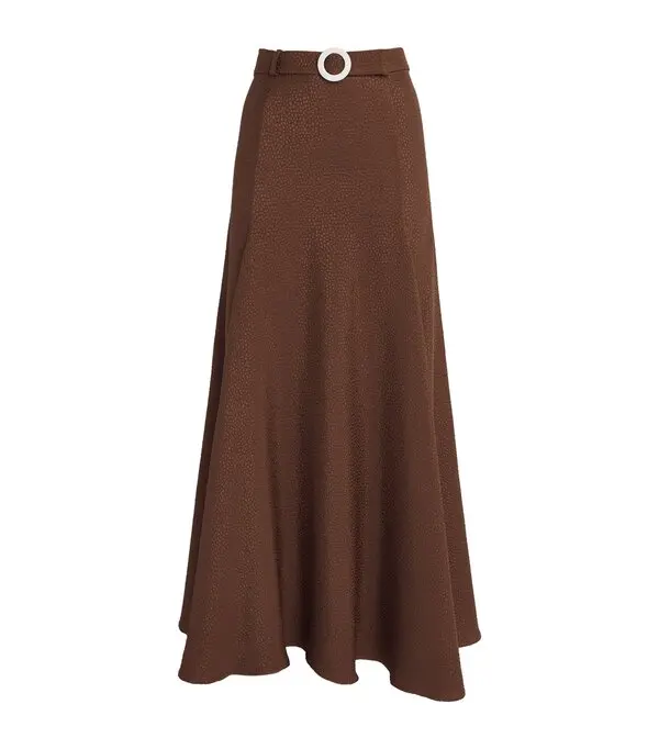 EDELINE LEE Jacquard Jete Midi Skirt