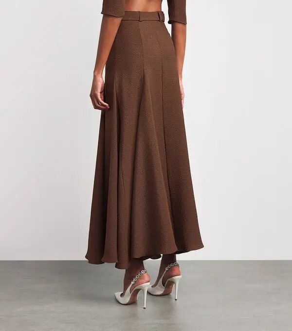 EDELINE LEE Jacquard Jete Midi Skirt