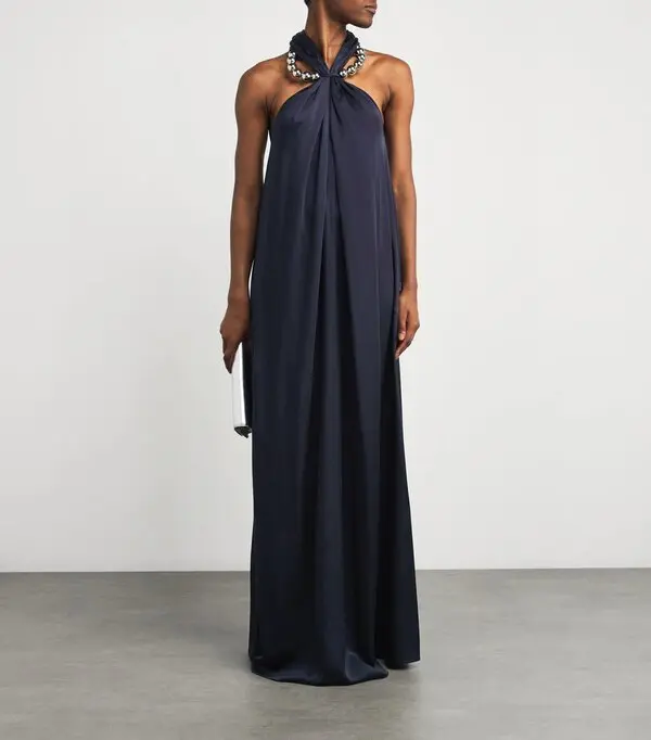 Stella McCartney Satin Embellished Gown