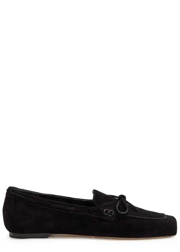 AeydĒ Jasper Suede Loafers - Black