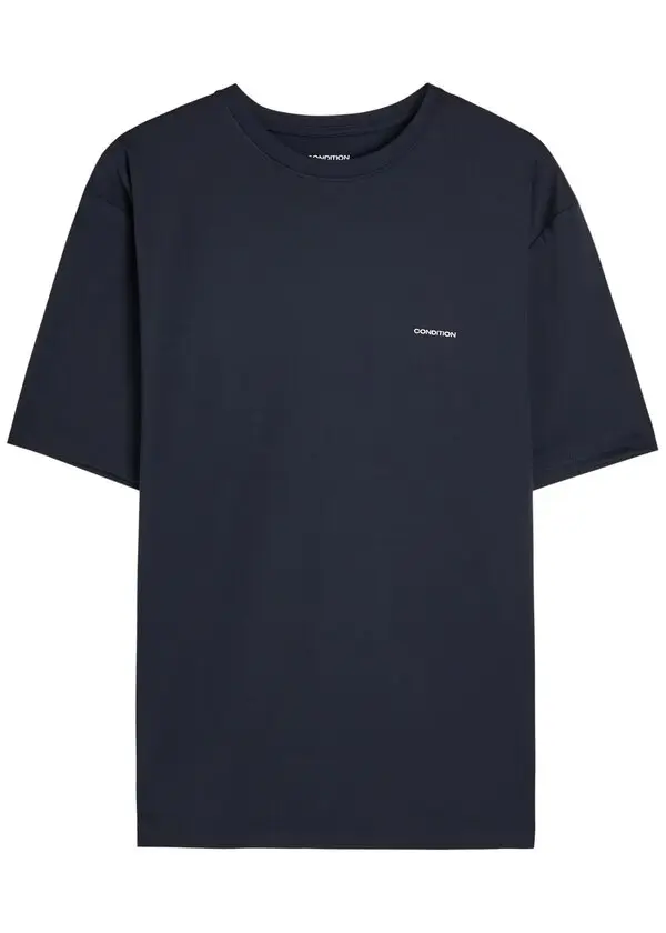 CONDITION Everyday Logo Stretch-jersey T-shirt - Navy