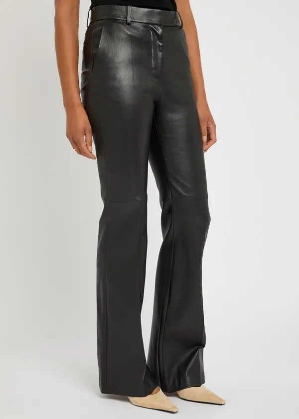 JOSEPH Tafira Leather Trousers