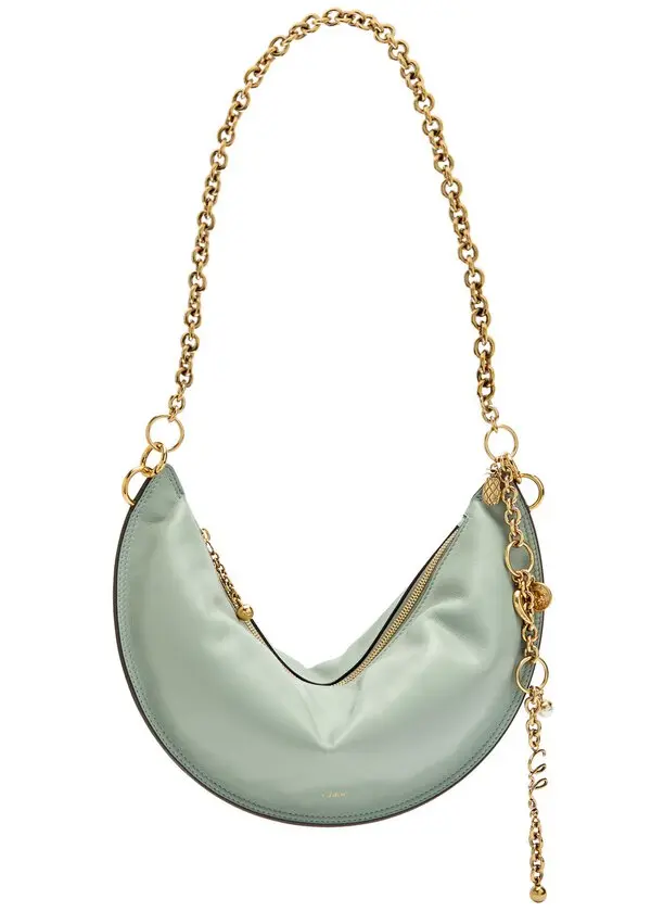 Chloé Icons Leather Shoulder Bag - Light Blue