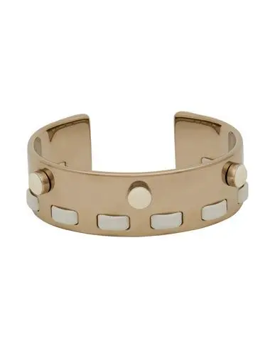 TOD'S Logo Leather And Metal Bracelet - White