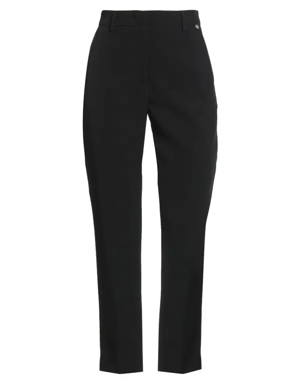 LIU •JO Tapered Woven Pants - Black