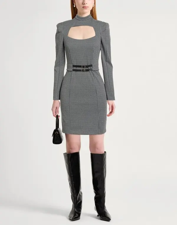 CRISTINAEFFE Houndstooth Mini Dress