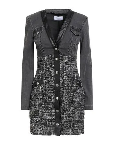 GAËLLE PARIS Tweed Denim Mini Dress