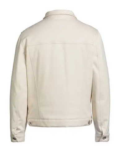 Brunello Cucinelli Ivory Jacket In Cotton, Cashmere, Polyamide, And Elastane