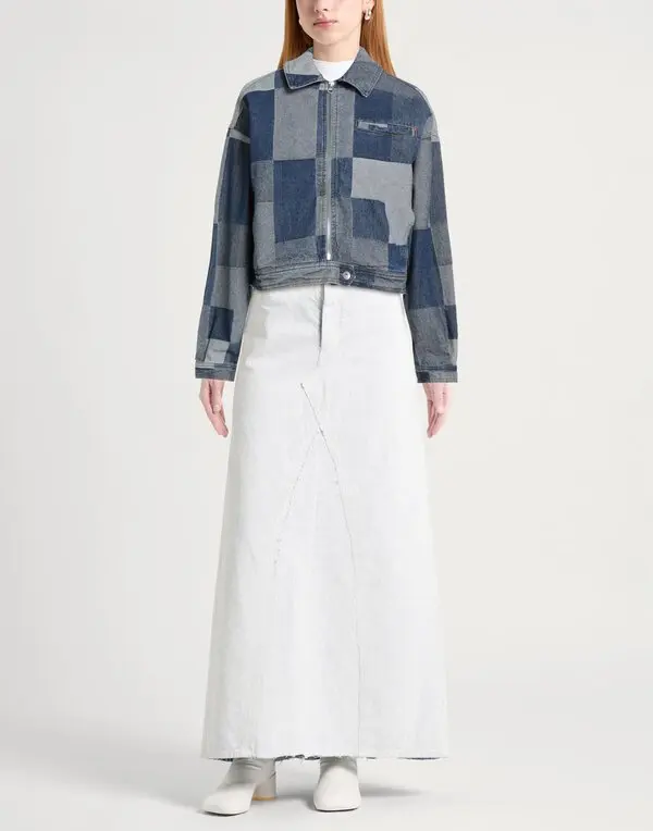 You Must Create Denim Patchwork Jacket