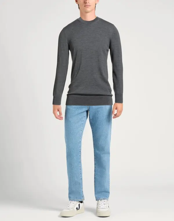 Iceberg Solid Wool Sweater - Grey