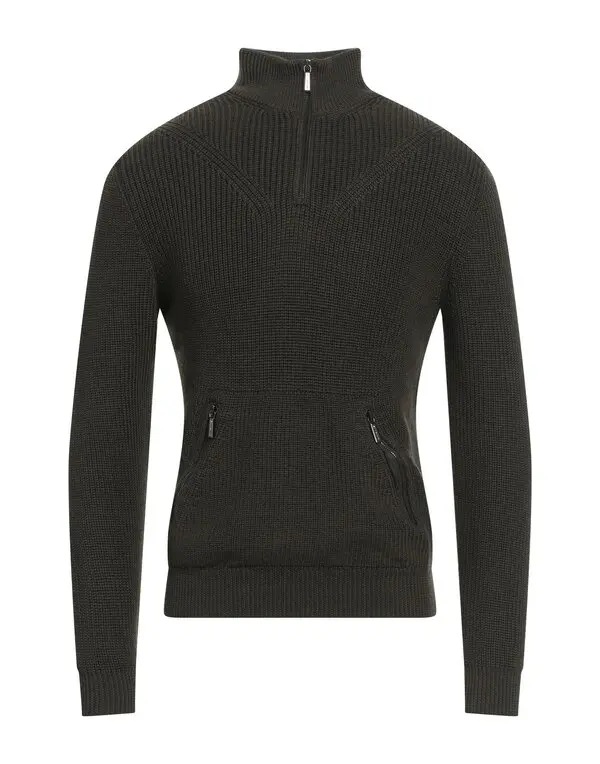 MOORER Military Wool Sweater - Green