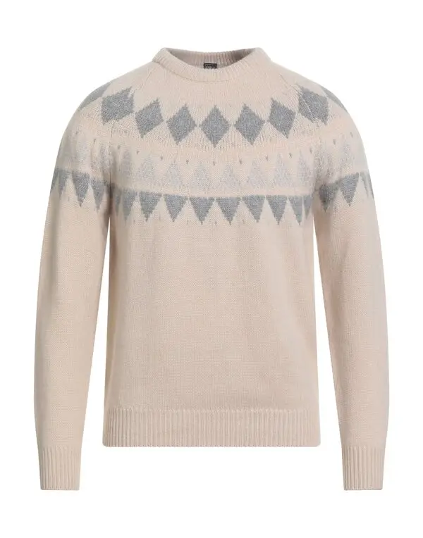 Fedeli Cashmere Intarsia Knit Sweater