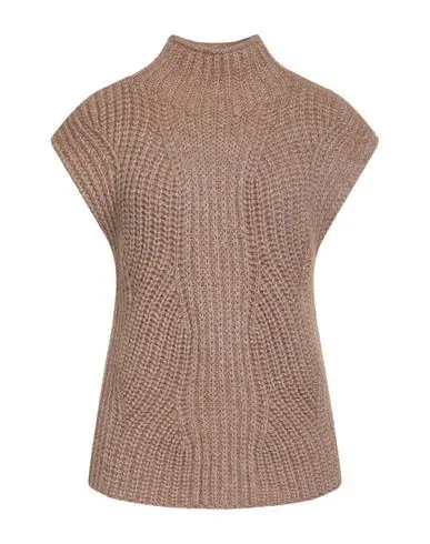 Eleventy Turtleneck Knit Top - Camel