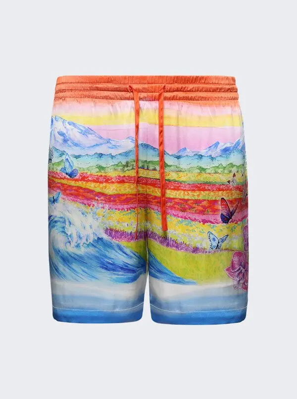 Casablanca Drawstring Shorts - Multi
