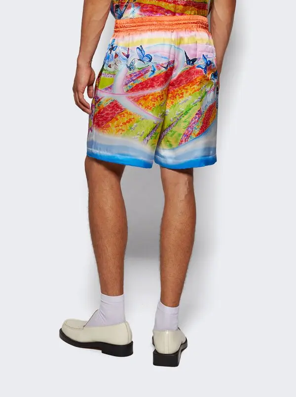 Casablanca Drawstring Shorts - Multi