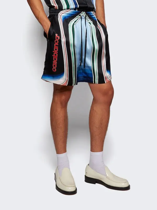 Casablanca Drawstring Shorts - Multi