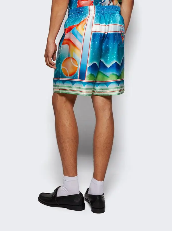 Casablanca Drawstring Shorts - Multi