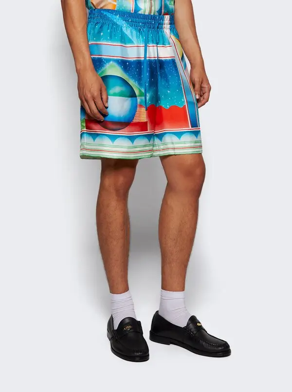 Casablanca Drawstring Shorts - Multi