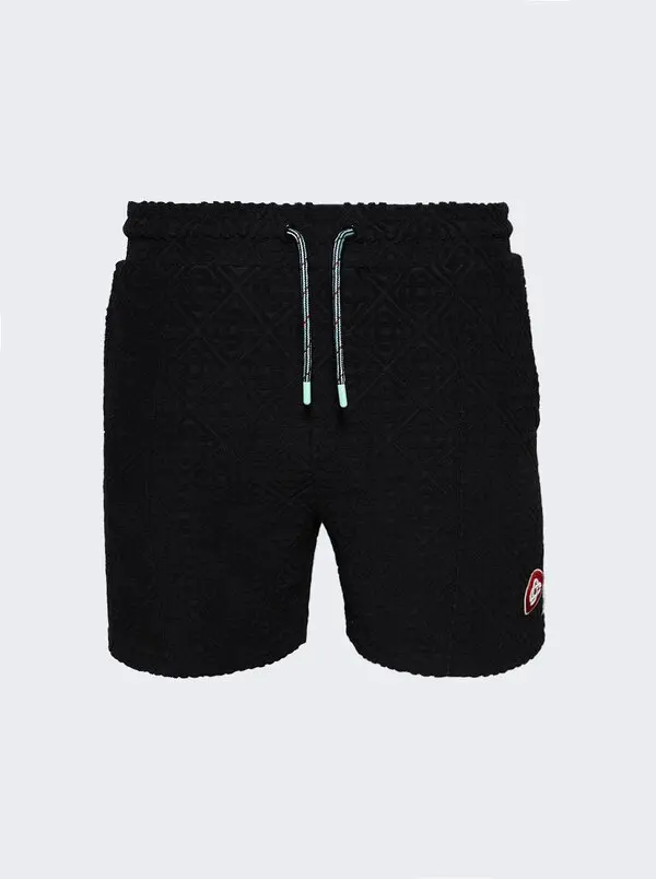 Casablanca Towelling Shorts - Black