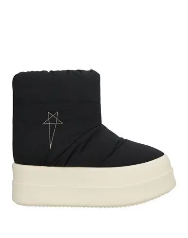 Rick Owens Padded Flatform Ankle Boots - Black