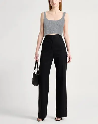 HAVEONE Knitted Crop Top - Grey