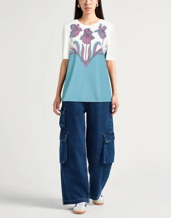 Moschino Floral-print Twill Top