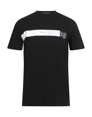 ARMATA DI MARE Jeans T-shirt Size Cotton - Black