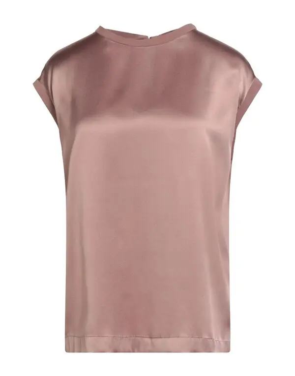 Brunello Cucinelli Satin Top - Light Brown