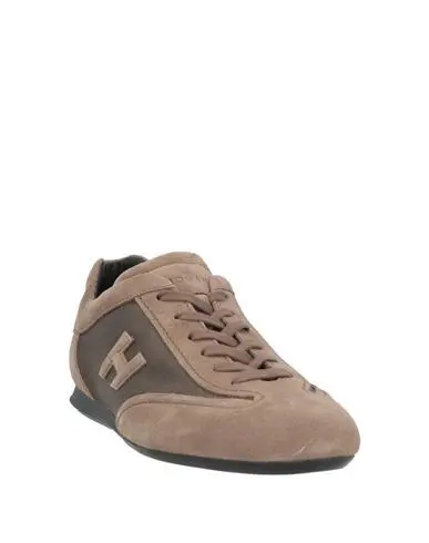 Hogan Leather And Textile Sneakers - Grey