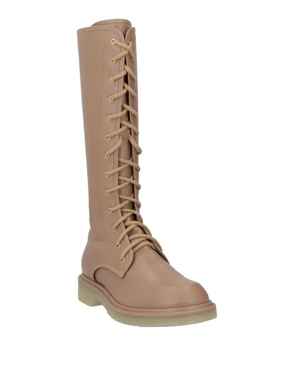 Max Mara Lace-up Leather Boots