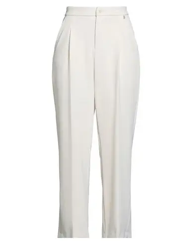 Liu Jo Straight-leg High-waisted Pants - Ivory