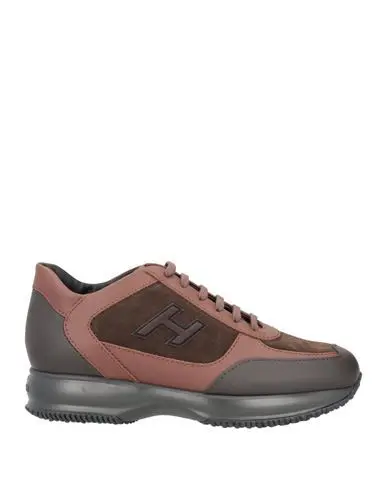 Hogan Leather Sneakers - Brown
