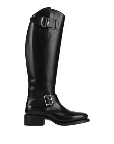 Dsquared2 Calfskin Leather Riding Boots