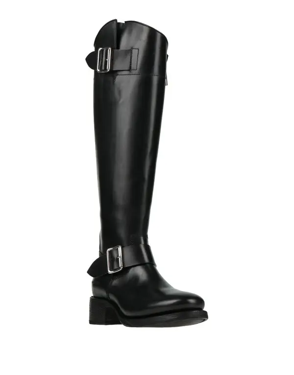 Dsquared2 Calfskin Leather Riding Boots