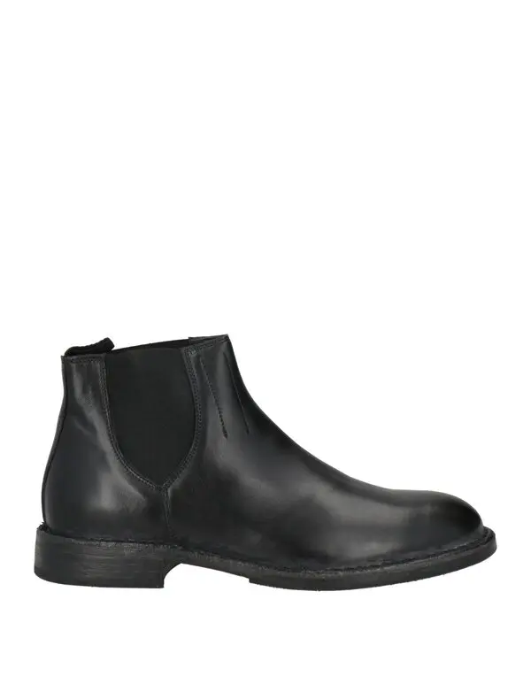 Moma Ankle Boots In Calfskin - Black