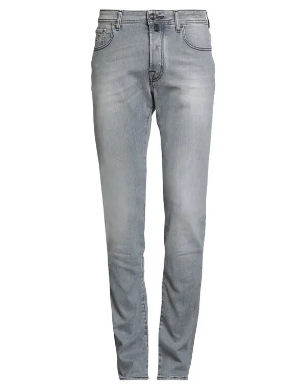 Marc Jacobs Slim Fit Jeans With Leather Trim