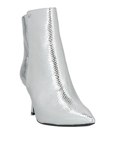 Michael Kors Ankle Boots With Lizard Print And Spool Heel