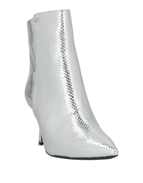 Michael Kors Ankle Boots With Lizard Print And Spool Heel