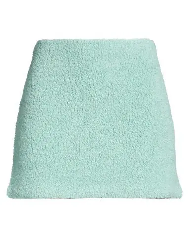 TOD'S Virgin Wool Blend Bouclé Mini Skirt - Blue