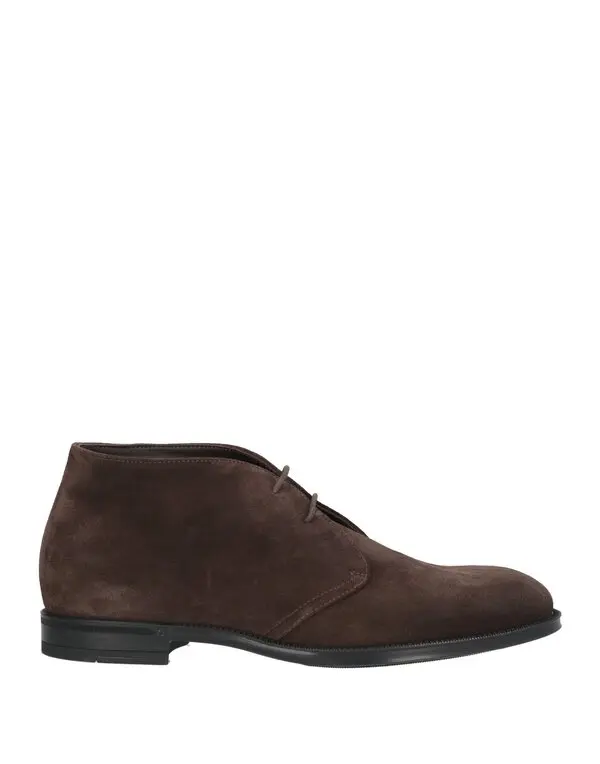 DOUCAL'S Ankle Boots In Leather - Brown