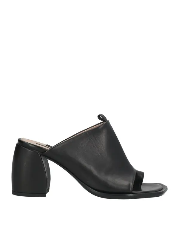 Malloni Leather Thong Sandal