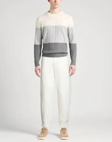 Emporio Armani Pants Size Cotton, Polyester, Elastane - Ivory