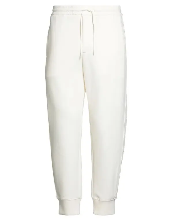 Emporio Armani Pants Size Cotton, Polyester, Elastane - Ivory