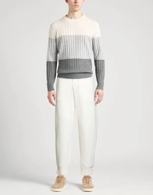 Emporio Armani Pants Size Cotton, Polyester, Elastane - Ivory