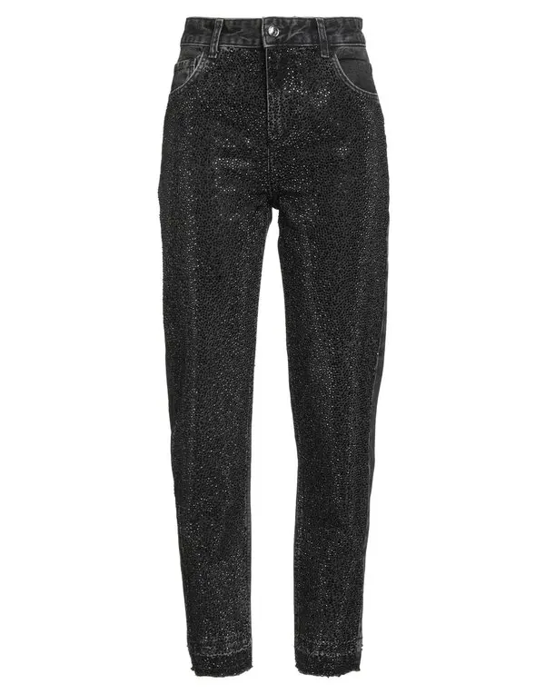 Liu Jo Denim Jeans With Crystals