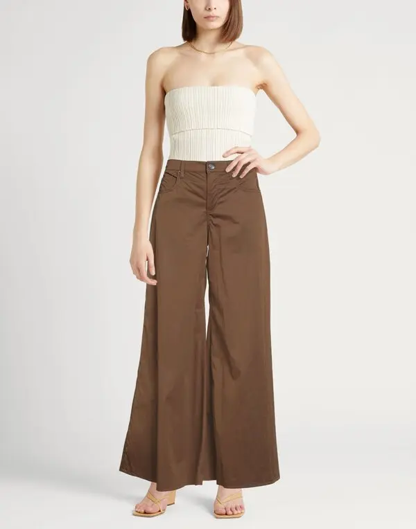 LIU •JO Wide-leg Poplin Pants