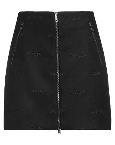 Iceberg Flared Mini Skirt - Black