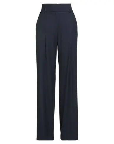CARACTÈRE Wide-leg Twill Pants - Navy