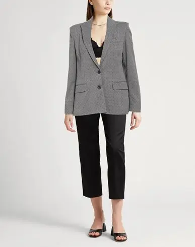 LIU •JO Single-breasted Twill Blazer With Appliqués